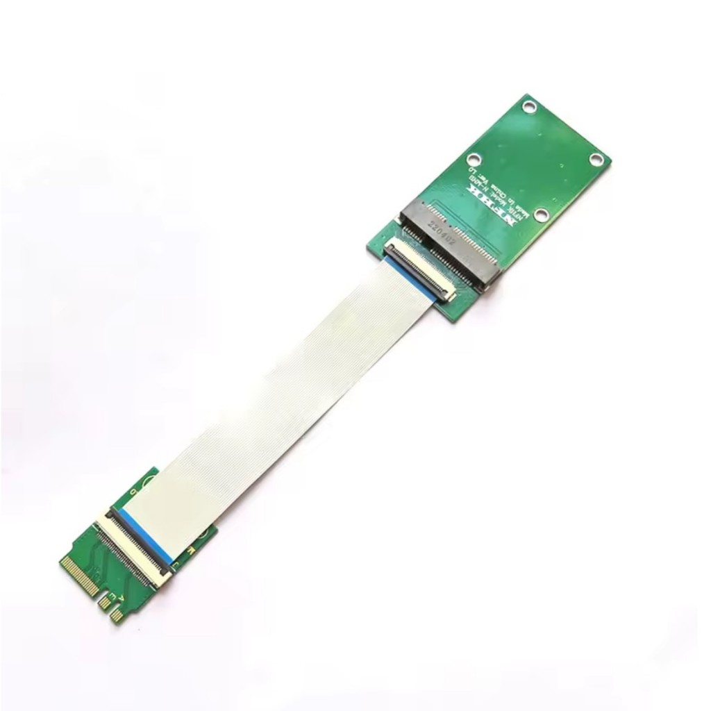 Jual RISER M.2 WIFI TO MINI PCIE WIFI RIBBON EXTENSION EXTENDER CABLE ...