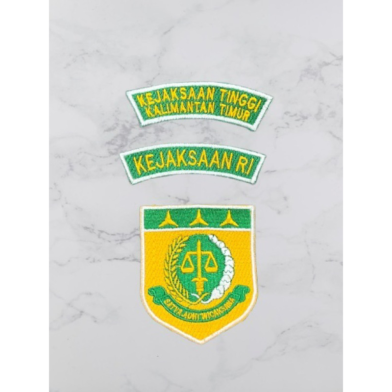 Jual Badge Bordir PDH Kejaksaan - Logo Kejaksaan RI - Lambang Satker ...