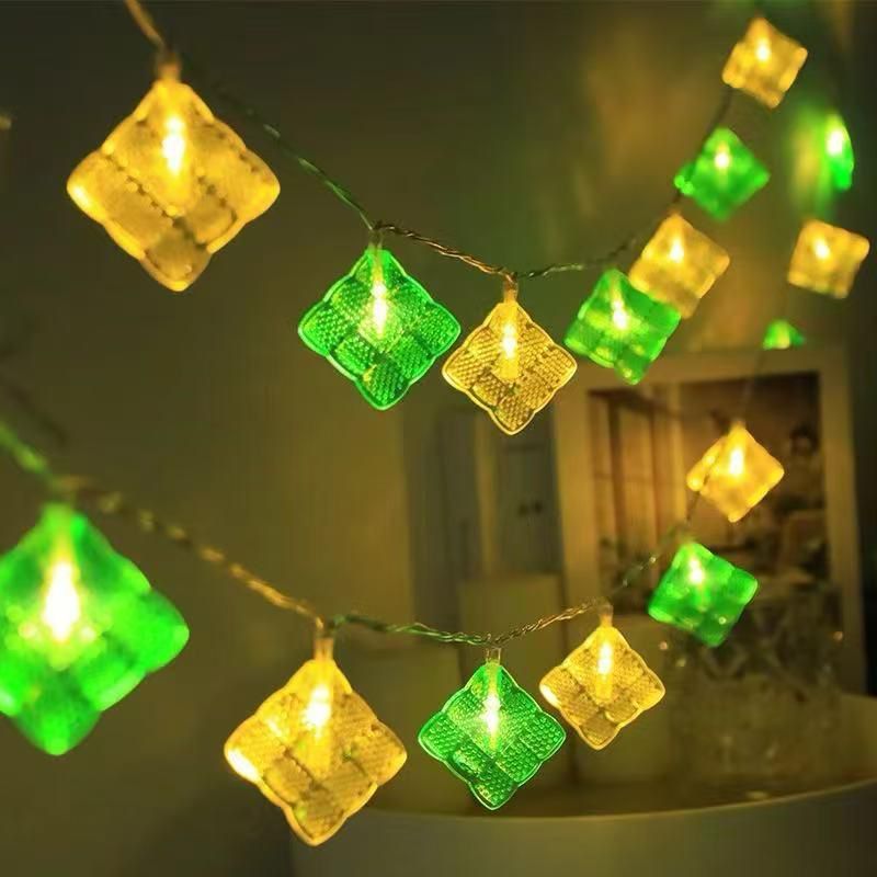 Jual LAMPU TUMBLR LED 5 - 10 METER 40 LED KETUPAT LEBARAN / LAMPU HIAS ...