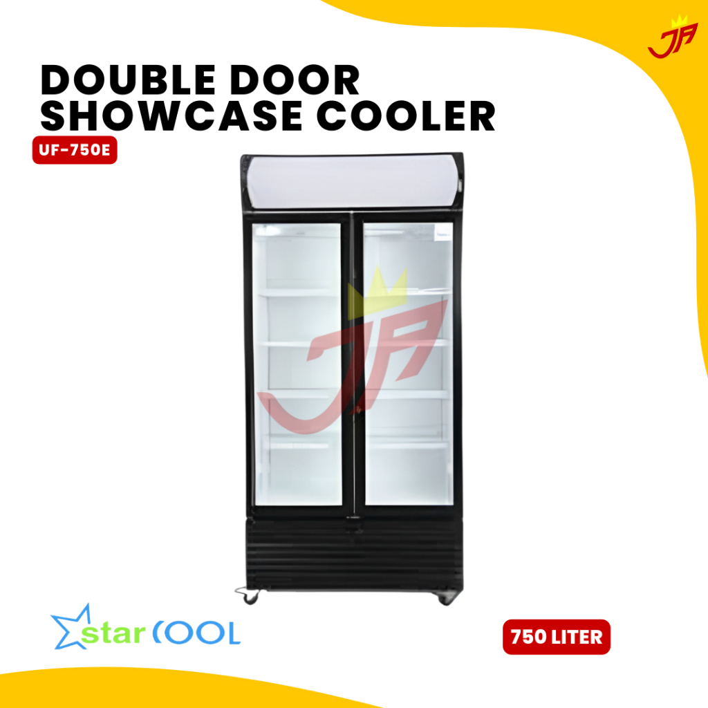 Jual STARCOOL Display Cooler 2 Pintu UF-750E Double Door Showcase Cooler Lemari Pendingin NEW ...