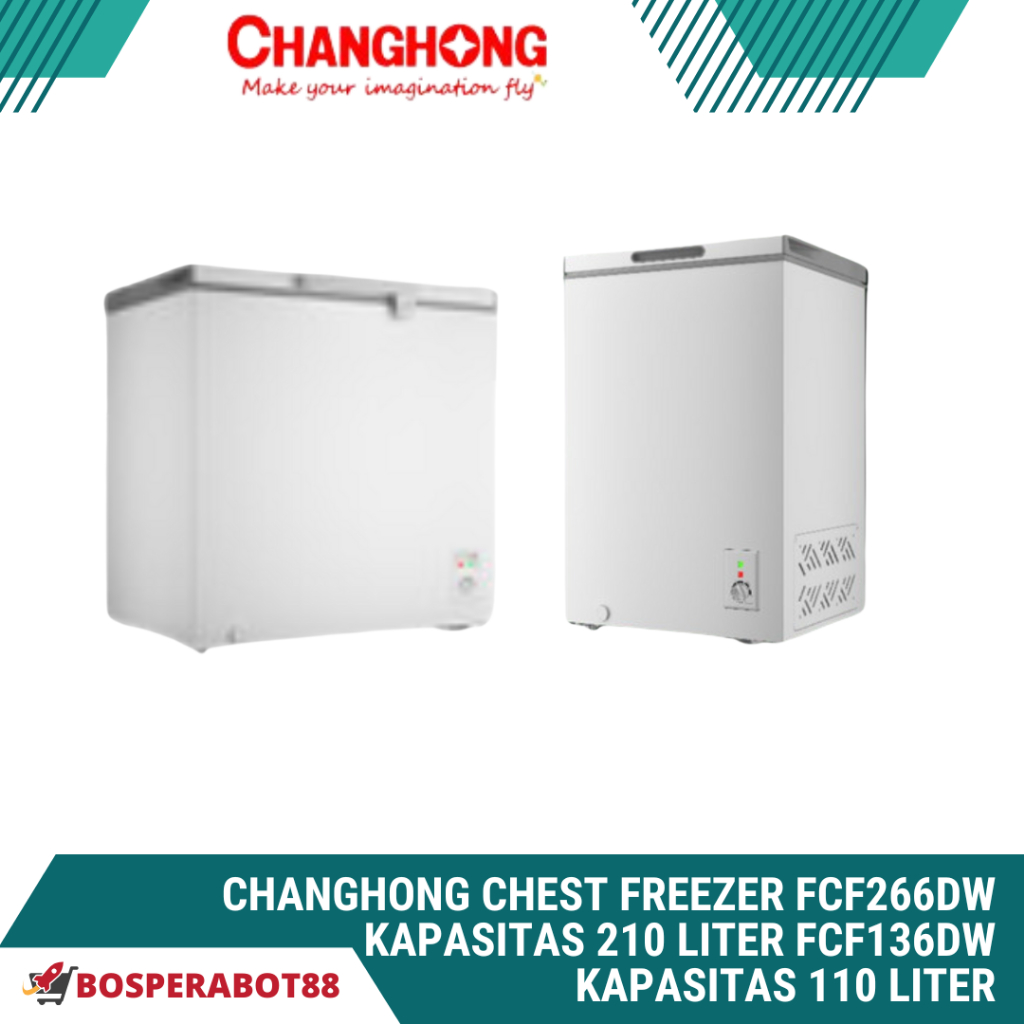 Jual Changhong Chest Freezer FCF266DW Kapasitas 210 Liter / FCF136DW ...