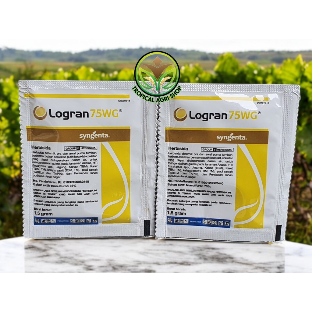 Jual Herbisida Logran 75 WG 1,5 Gram Pembasmi Bibit/Biji Gulma Rumput ...