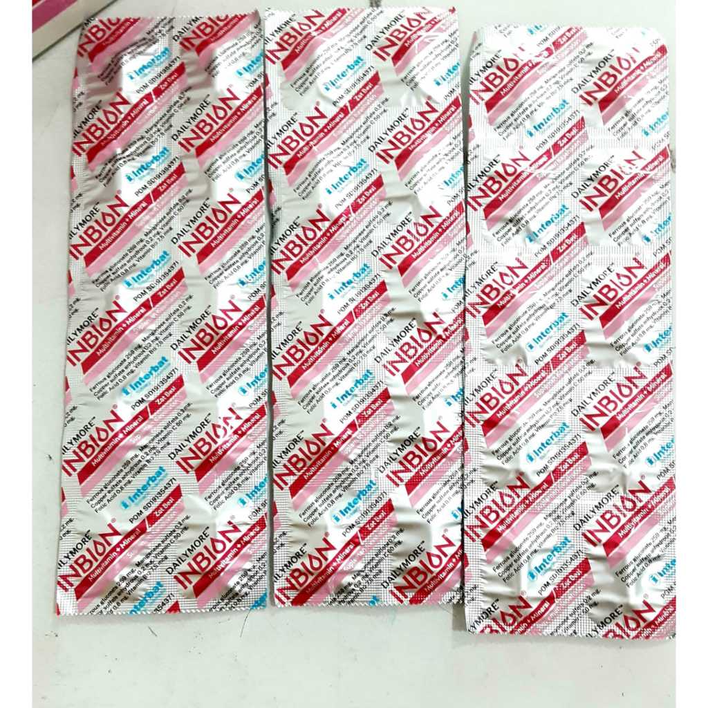 Jual Inbion strip isi 10 tablet - Inbion adalah adalah obat pembentukan ...