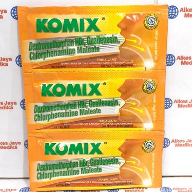 Jual KOMIX RASA JAHE ISI 3SACHET 7ML OBAT BATUK | Shopee Indonesia