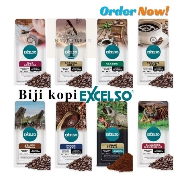 Jual EXCELSO Kopi Biji 200g All Varian ( Semua Varian ) | Shopee Indonesia
