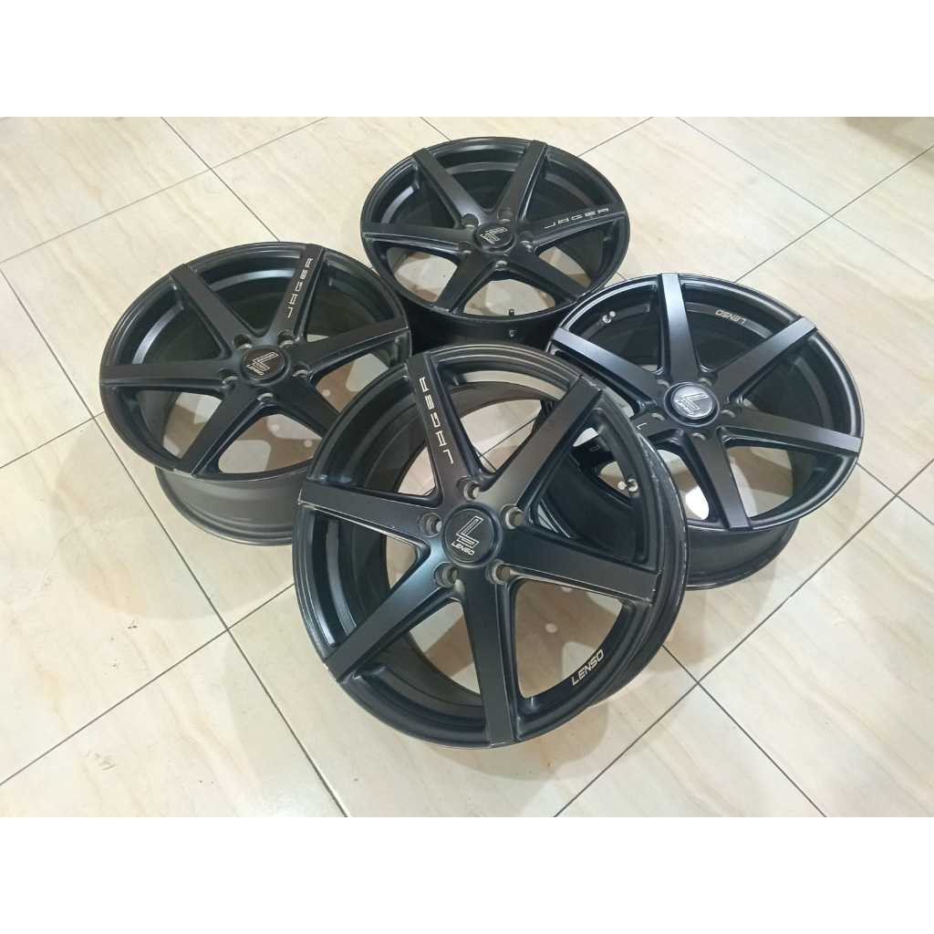 Jual Velg Racing Bekas R17 Ori Lenso Jager Pcd 5x114 Ring 17 Buat HRV CRV Rush Terios Innova ...