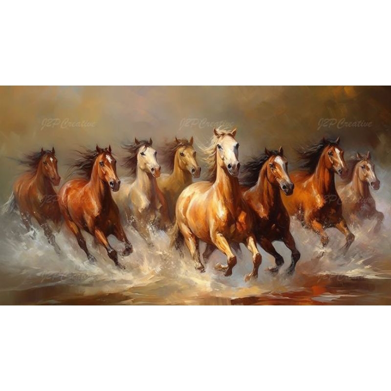 Jual poster cetak extra jumbo,kuda berlari, hiasan dinding,kuda berlari ...