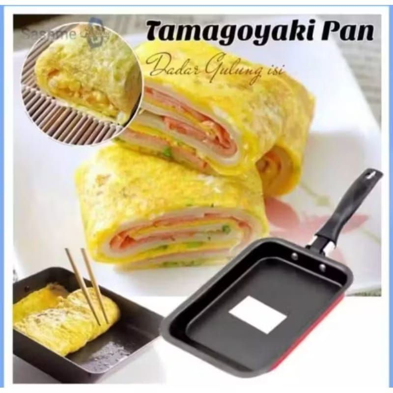 Jual TAMAGOYAKI PAN OMLETE PAN WAJAN TELUR BENTO SUSHI CHEF MADE ...
