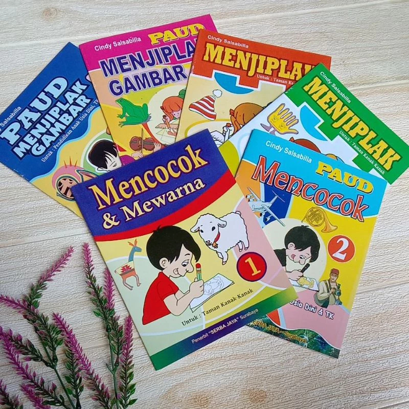 Jual Buku mencocok dan menjiplak gambar untuk TK PAUD aktivitas ...