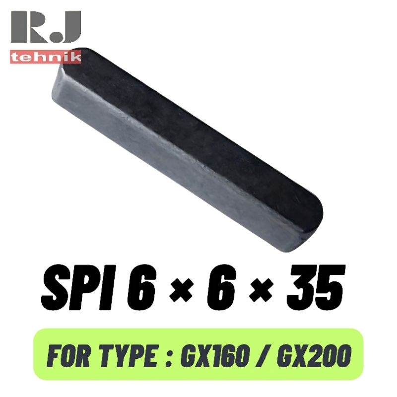 Jual Spi 6 × 6 × 35 Crankshaft Spi Balok Pengunci Puli Mesin Penggerak ...