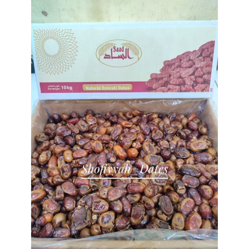 Jual (Exp 2026)Kurma khalas saad 10kg,Makanan khas Arab,Oleholeh Haji ...