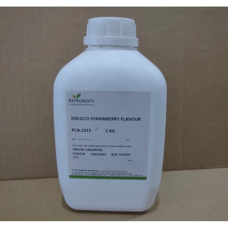 Jual KH Roberts Emulco Strawberry Flavour PCA.1015 1Kg | Shopee Indonesia