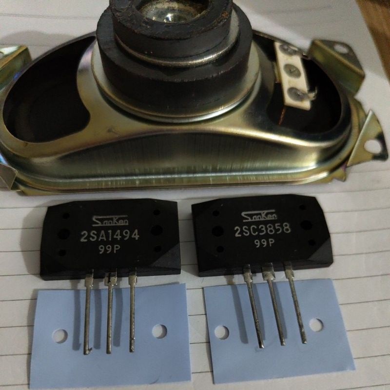 Jual Transistor sanken 1494 3858 99p no2 bonus mika harga 1 pasang ...