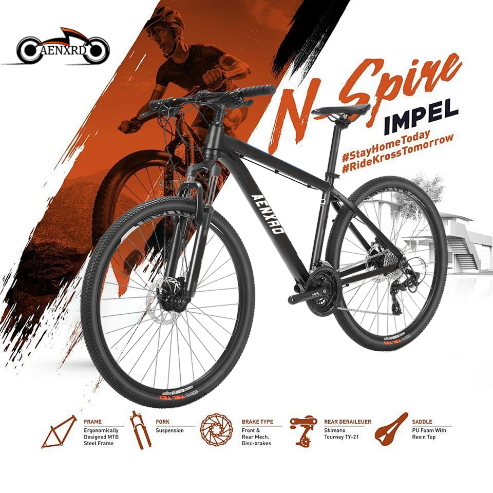 Jual Anchi Sepeda gunung 26 inci sepeda gunung murah 2.0 frame alloy ...