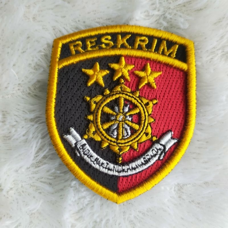 Jual logo reskrim bordir timbul 3D | Shopee Indonesia