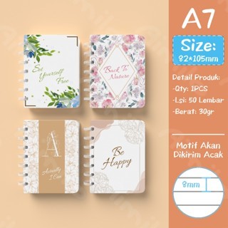 Jual [READY] Aimilo 50 Lember Notebook A7 Scrapbook Mini Buku Kecil ...