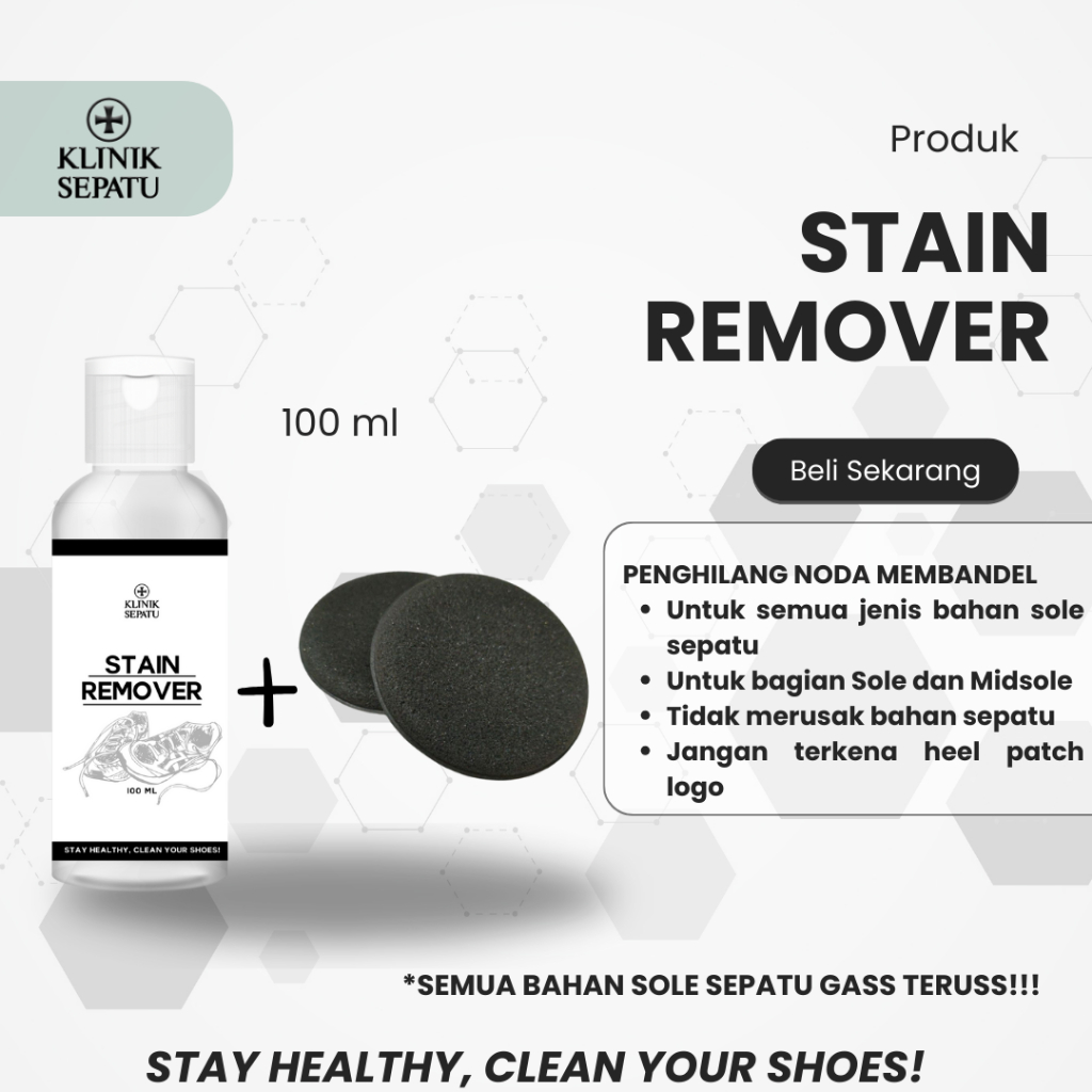 Jual Stain Remover by KlinikSepatu - Pembersih, penghilang, penghapus ...