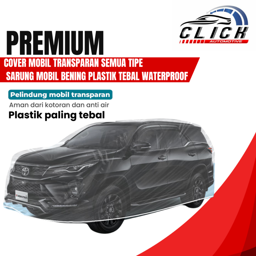 Jual Cover Mobil Transparan Semua Tipe Sarung Mobil Bening Plastik ...