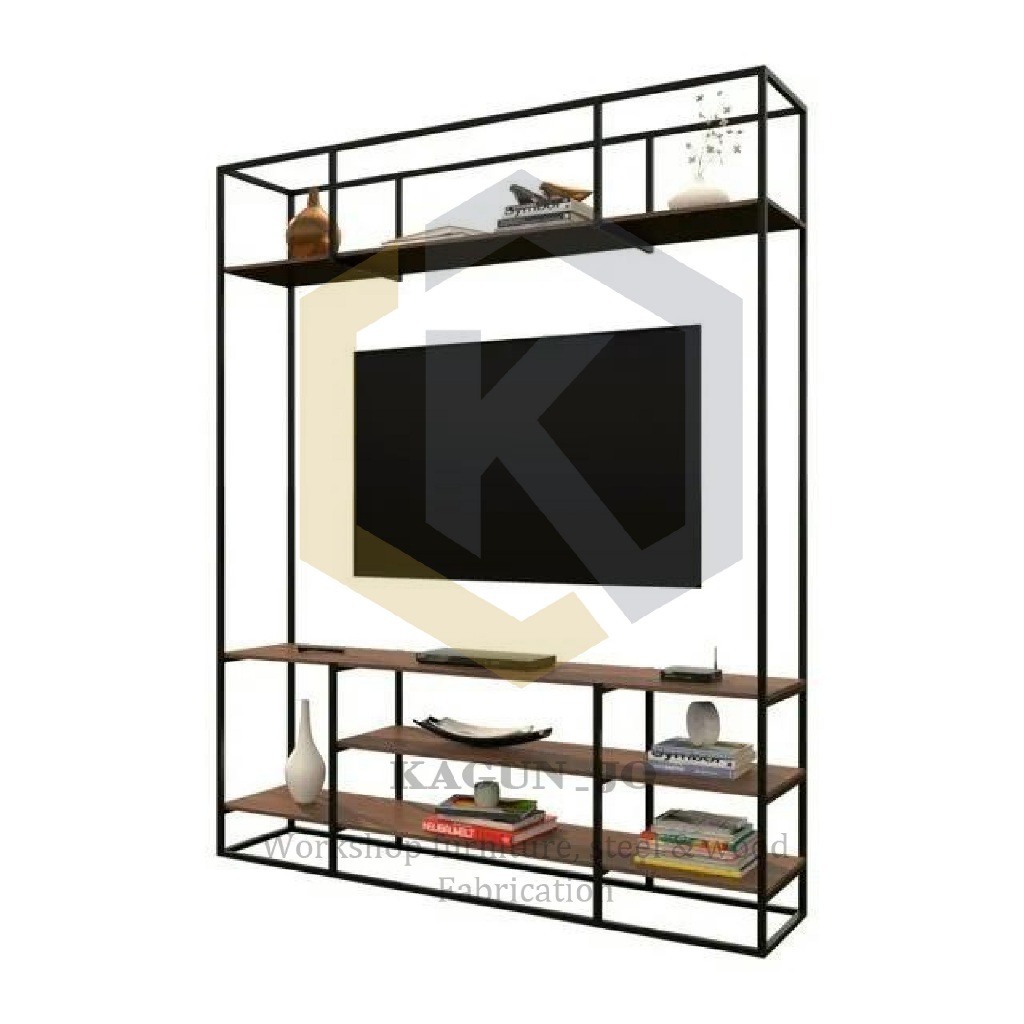 Jual CUSTOM RAK PARTISI RUANGAN MEJA TV RAK VINTAGE INDUSTRIAL RP-05 ...