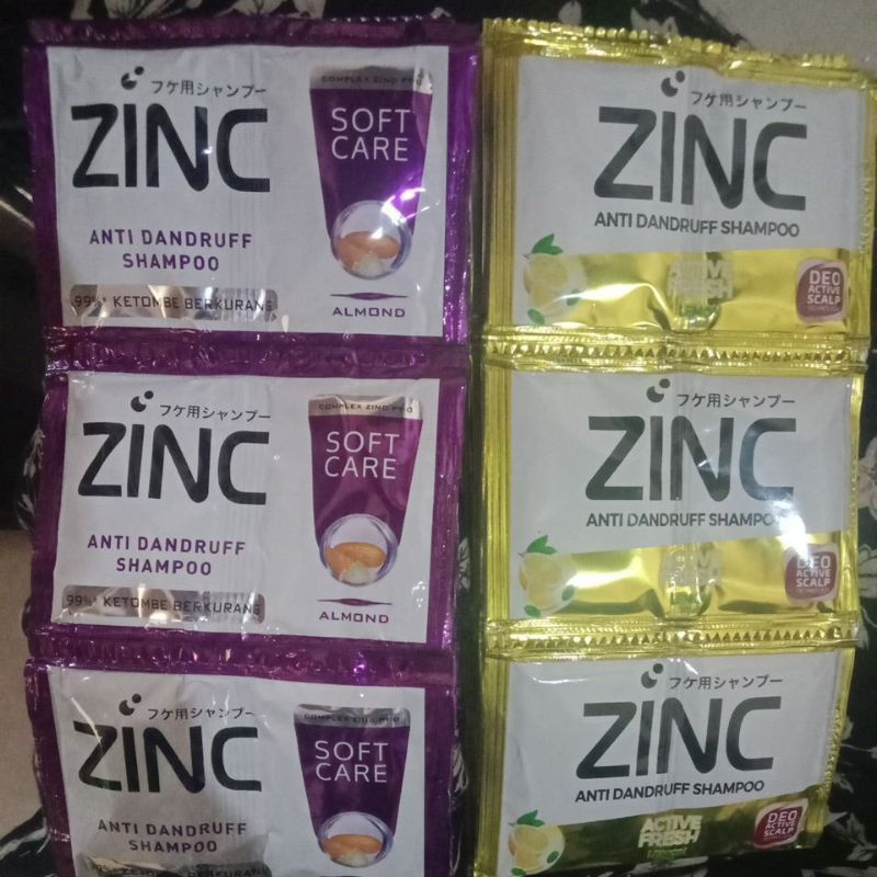 Jual shampo zinc renceng isi 12 sacet | Shopee Indonesia
