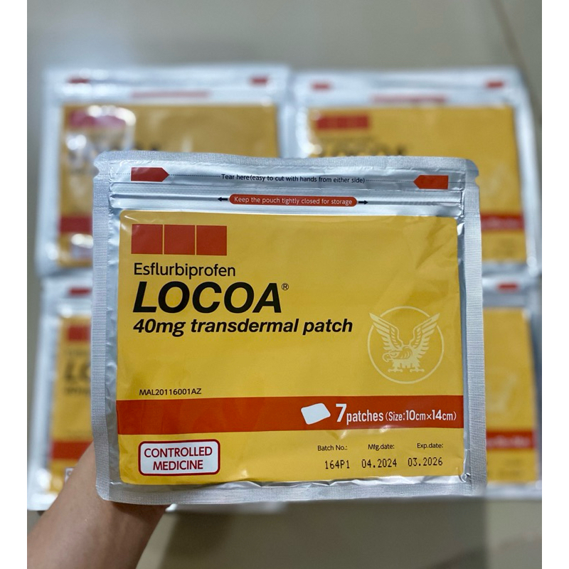 Jual KOYO LOCOA JEPANG ESFLURBIPROFEN LOCOA 40MG TRANSDERMAL PATCH MADE ...