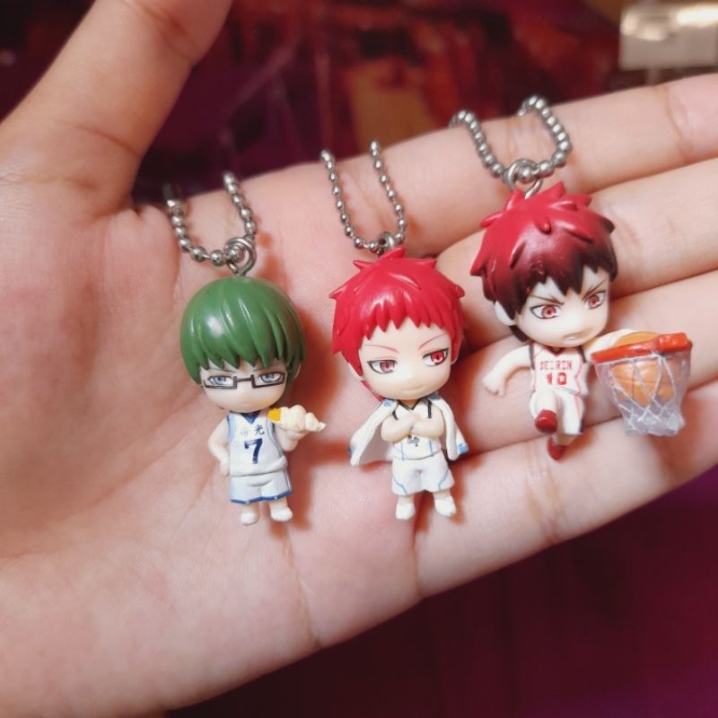 Jual [PART 3] Kuroko No Basket Midorima Akashi Kagami Swing Keychain ...