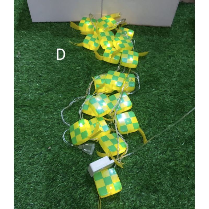 Jual lampu hias hari raya lampu lebaran lampu tirai ketupat lampu ...