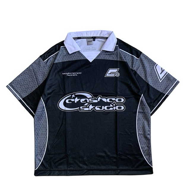 Jual Crashco Jersey Sainty Grey Boxy Fit Oversize | Shopee Indonesia