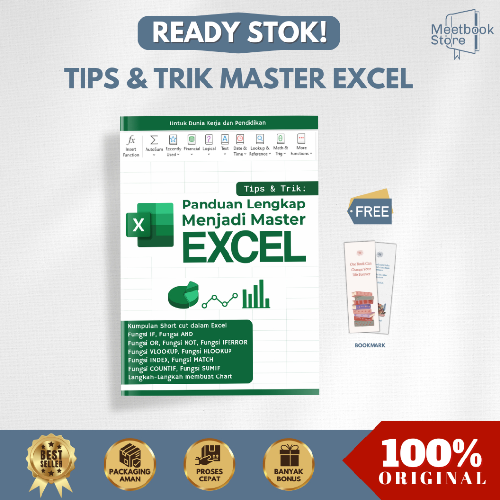 Jual Tips & Trik Panduan Lengkap Menjadi Master Excel - Muhammad Fairuzabadi M.Kom - Yash Media ...