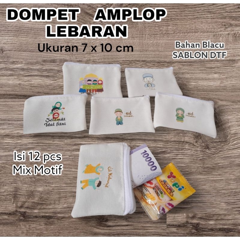 Jual Dompet Amplop Lebaran Sablon DTF Isi 12 pcs Mix Motif | Shopee ...