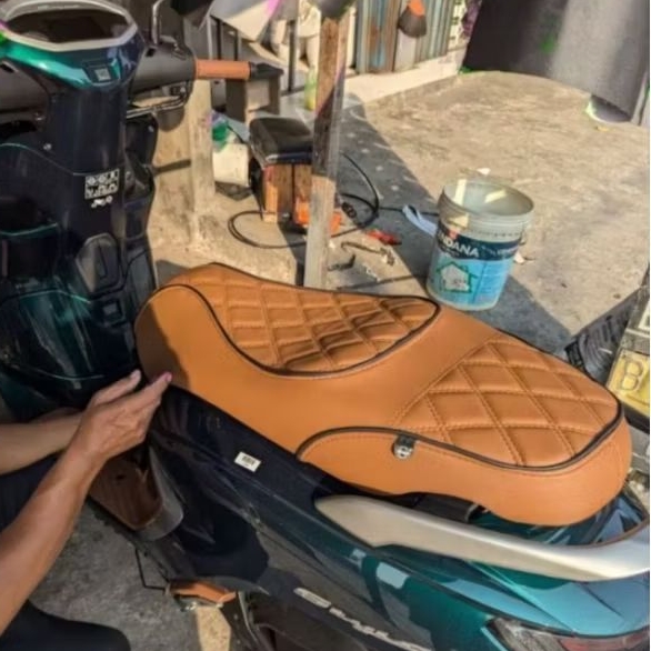 Jual Kulit Jok Custom Modifikasi Honda Stylo 160 Variasi Caferacer ...