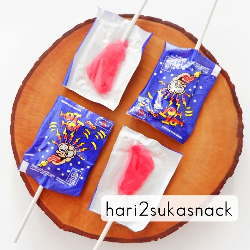 Jual Permen HOT HOT POP [1PC] Lollipop Kaki Hot Hot Pop Rasa Mangga ...