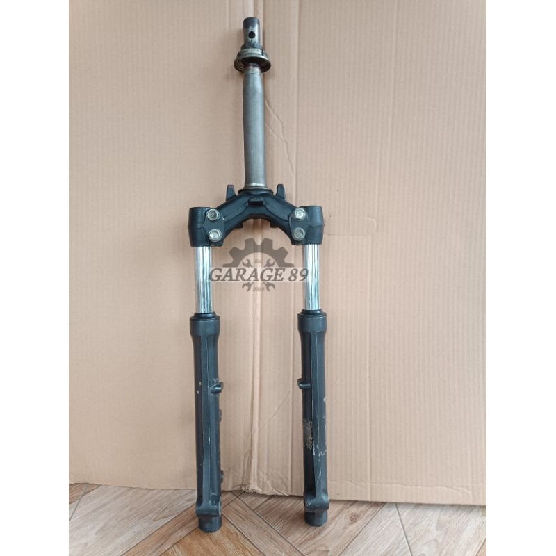 Jual Sok shockbreaker depan set segitiga fork T Honda Supra x 125 Batman double disk dd pnp ...