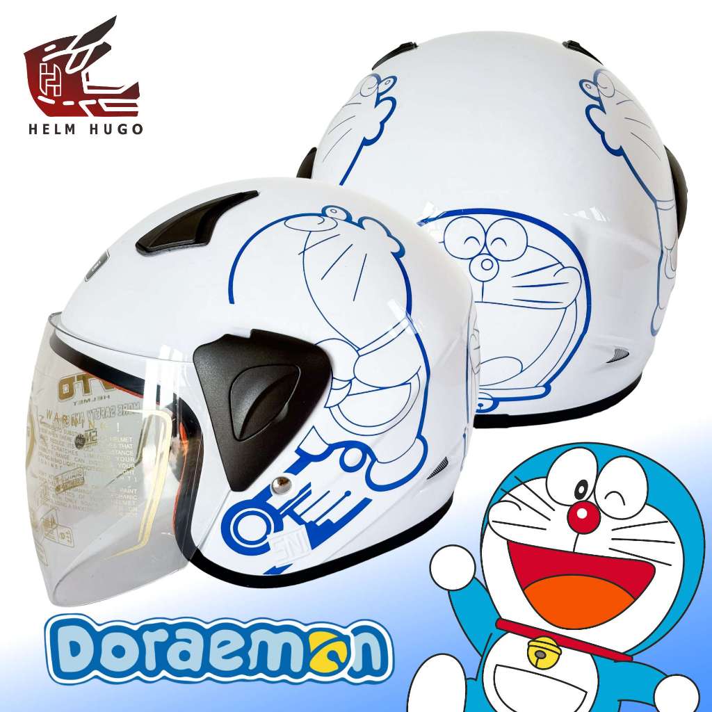 Jual Helm Anak Lucu Motif Doraemon untuk Usia 5 hingga 7 Tahun SNI ...