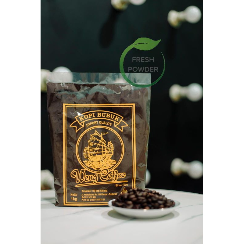 Jual kopi Bubuk weng Coffee Khas kalimantan 1kg | Shopee Indonesia