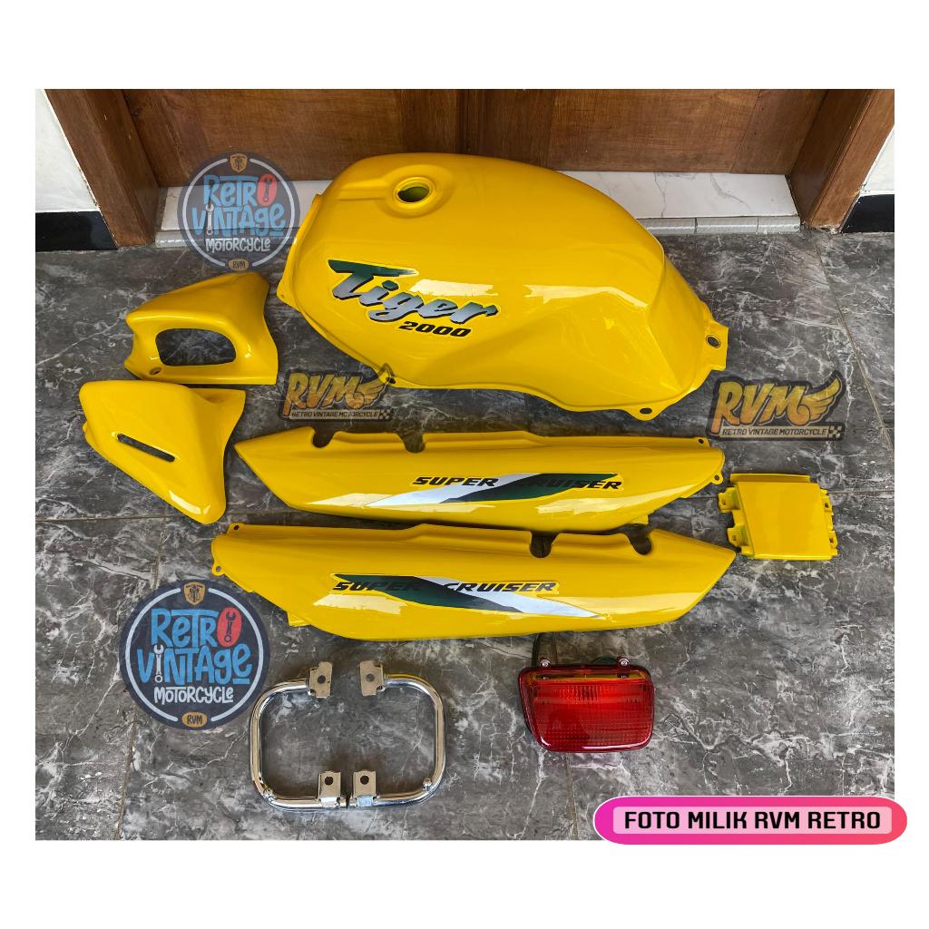 Jual Full set Tangki tiger lama 2000 set body tiger lawas 2000 kuning ...