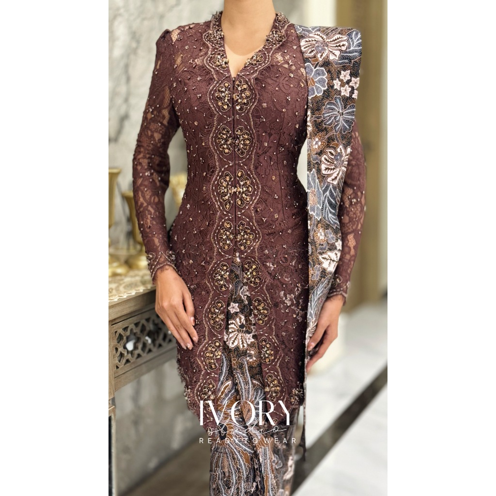 Jual Ivory Studio - Through the Ages | Sadajiwa Kebaya Kartini in Coffe ...