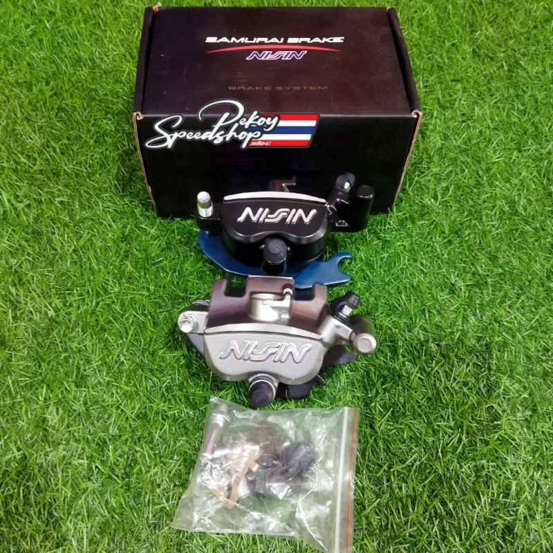 Jual kaliper 2p Nissin samurai brake kaliper 2P Nissin samurai Kaliper 2 piston Nissin samurai ...