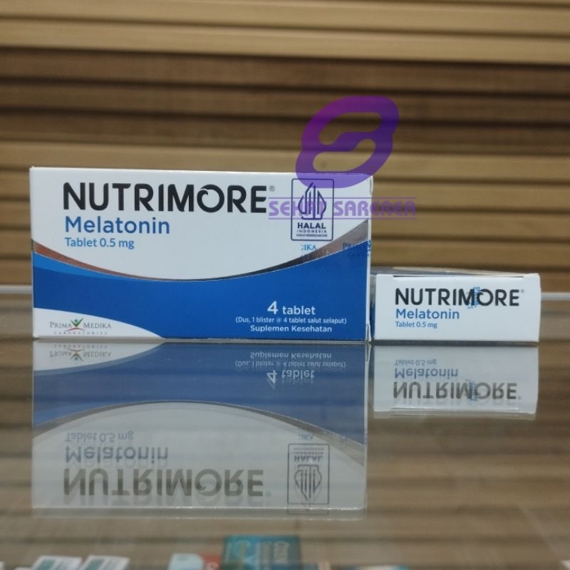 Jual Nutrimor Melatonin 0,5mg 4 Tablet / Meningkatkan kualitas Tidur ...