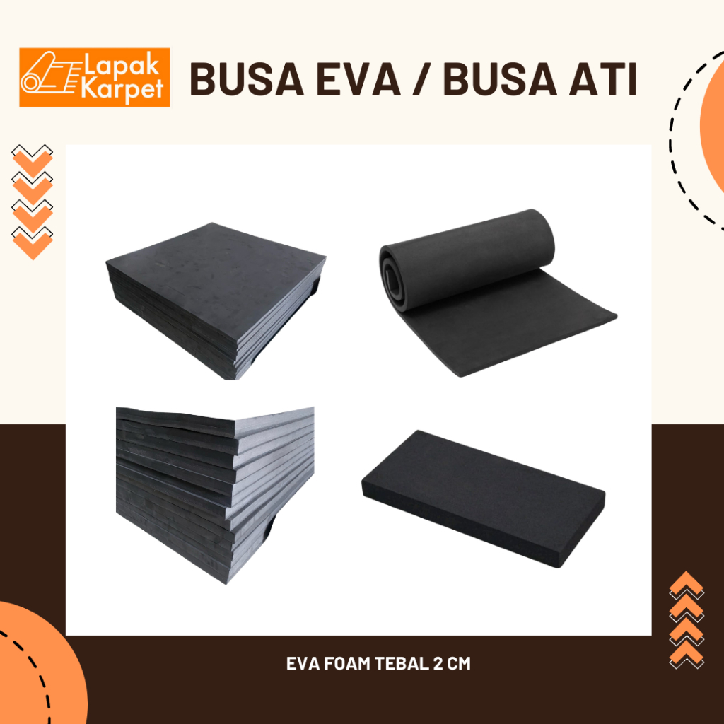 Jual Busa Eva / Busa Ati / Eva Foam Ukuran 120×60 cm Tebal 2 cm | Shopee Indonesia