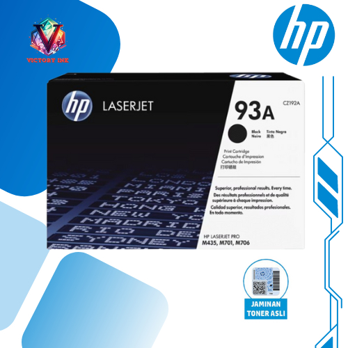 Jual HP 93A Black Original LaserJet Toner / Tinta Cartridge | Shopee ...