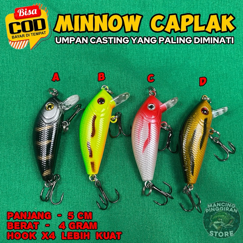 Jual MINNOW CAPLAK / LURE MINNOW CAPLAK / UMPAN MINNOW CAPLAK / UMPAN ...