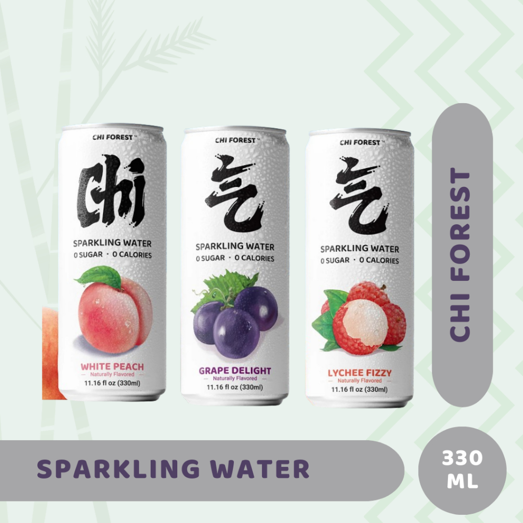 Jual CHI FOREST Sparkling Water 330 Ml | Air Soda Rasa | Shopee Indonesia