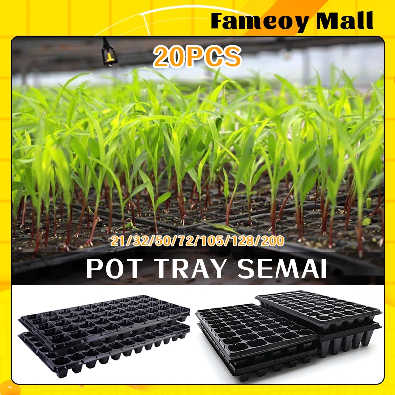 Jual 【20 Pcs】Tray Semai / Alat Semai Benih / Pot Hidroponik Potray 0 ...