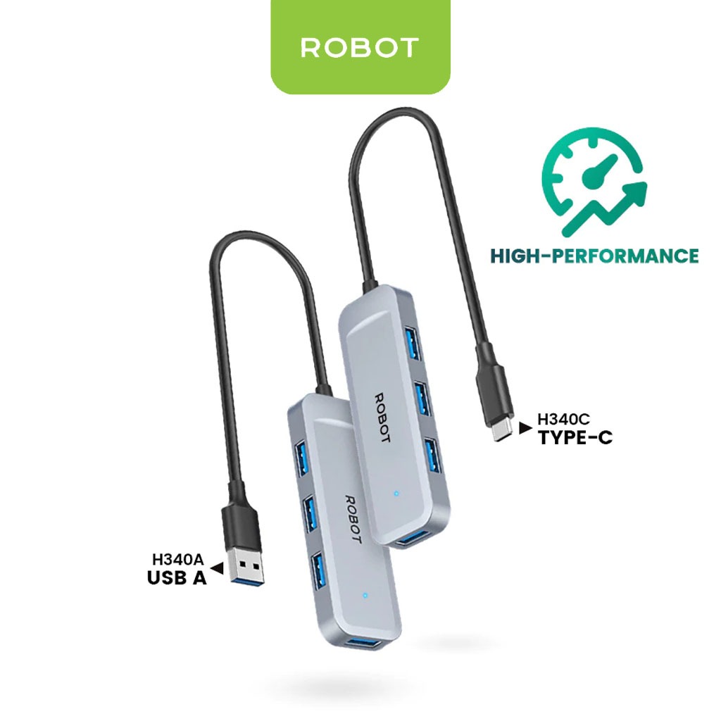 Jual ROBOT USB Hub H340A / H340C 4 port USB 3.0 High performance ...