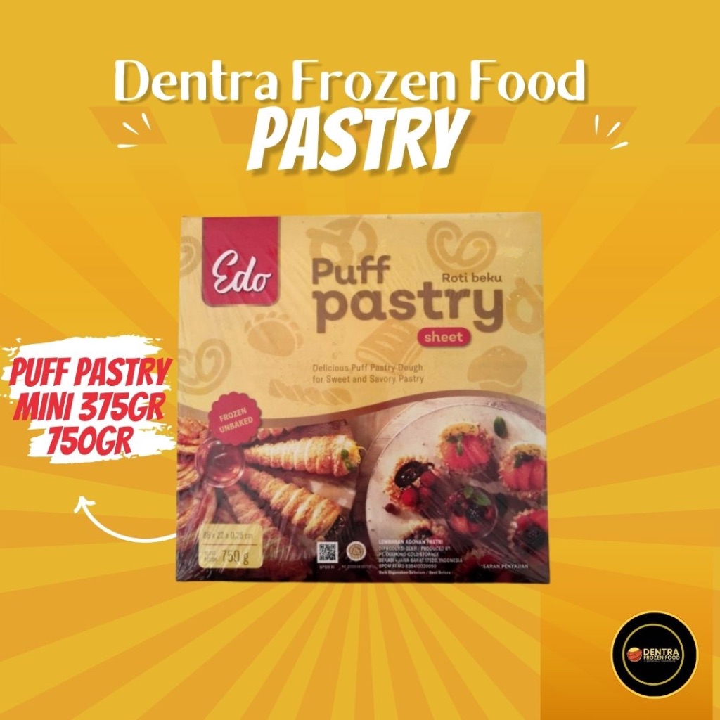 Jual EDO PUFF PASTRY SHEET 750GR, 375GR | Shopee Indonesia