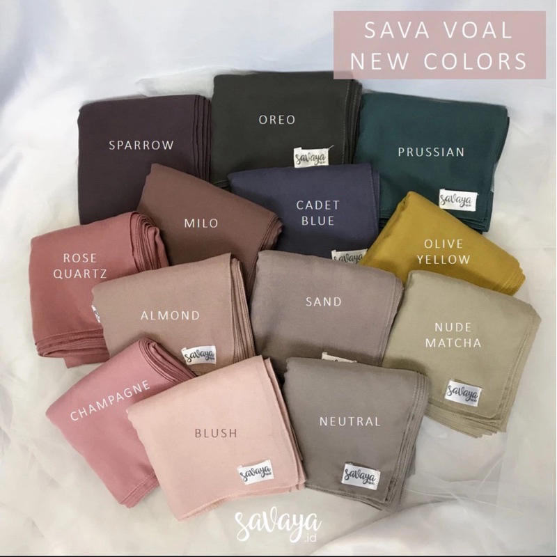 Jual [115x115] Sava Voal (premium voal / superfine) by Savaya Hijab ...