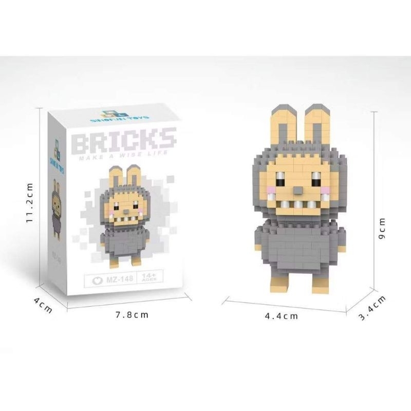 Jual MAINAN BRICKS LABUBU NANO BLOCKS BALOK SUSUN PUZZLEVaRian | Shopee ...