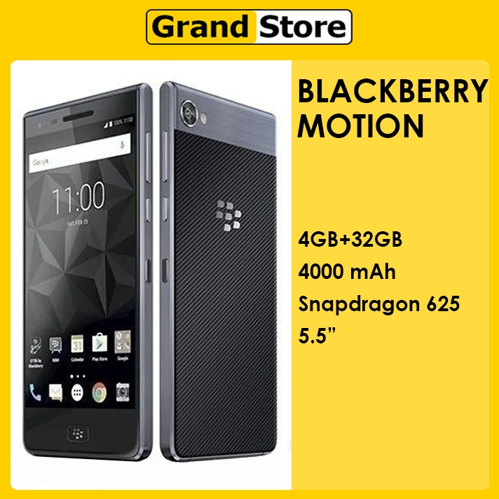 Jual Blackberry Motion 4GB/32GB Android 7.1 original baru fullset GSM ...