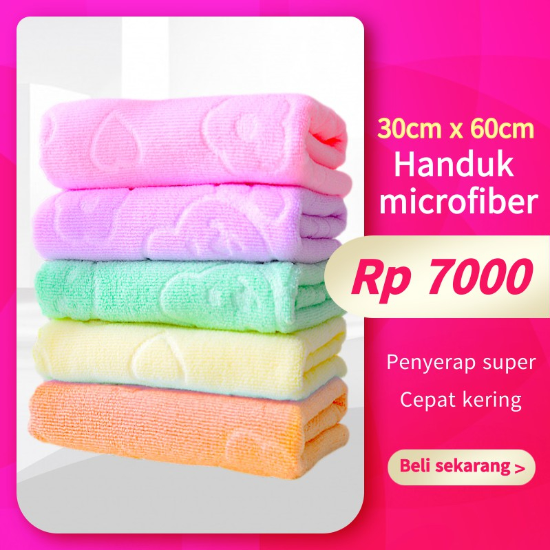 Jual Handuk Kecil 30cm x 60cm / Handuk Muka 35cm x 35cm / Handuk Wajah ...